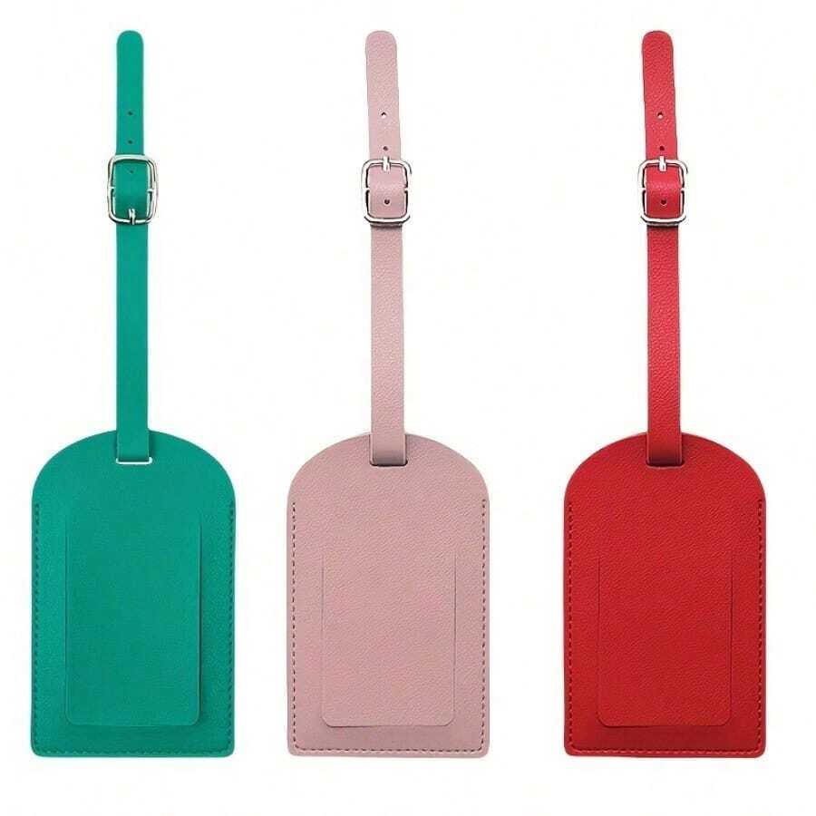 Thickened PU Luggage Tags, Luggage Tags, Travel Trolley Cases, Anti ...