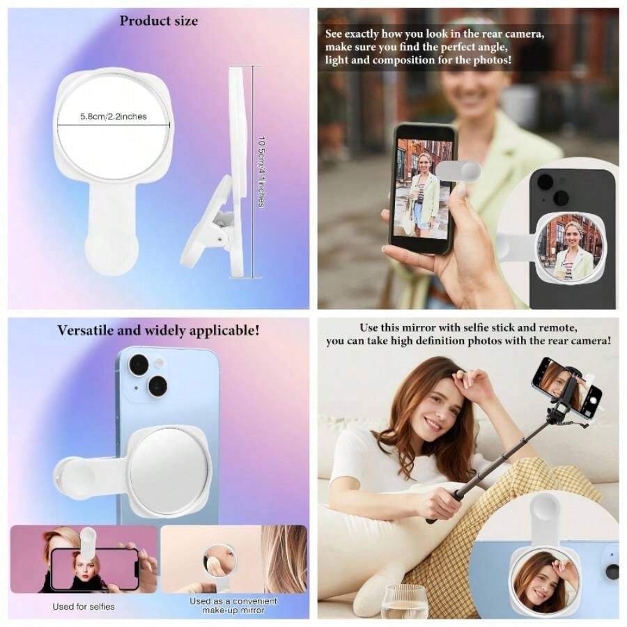 Phone Rear Camera Selfie Mirror - See How You Look In Back Camera ...