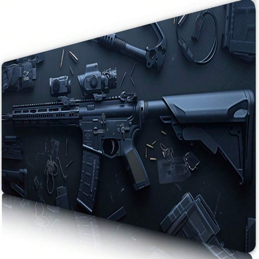 Extended Non-Slip Rubber Base Gaming Mouse Pad - Tactical Shooting ...