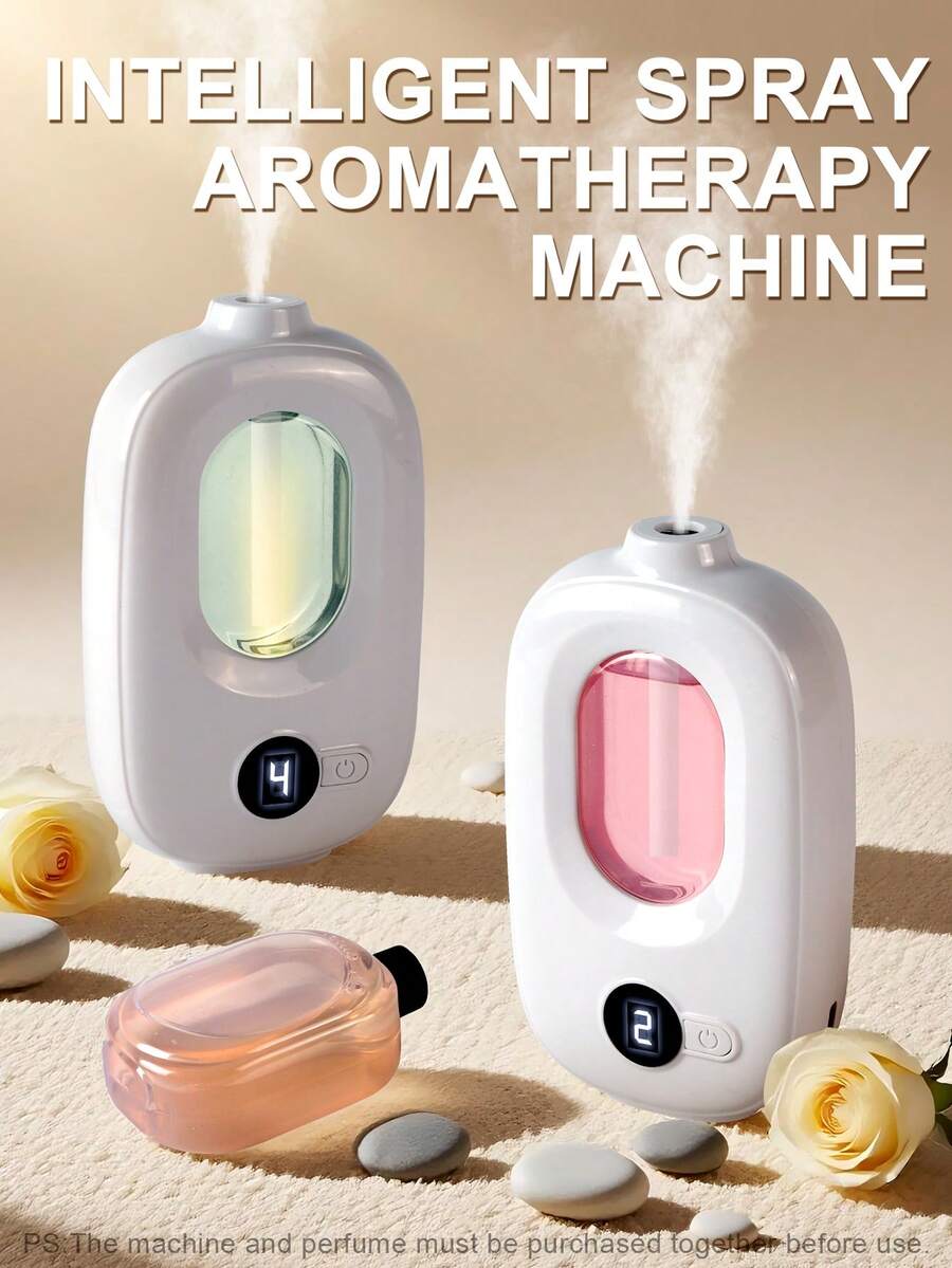 AOYI Rechargeable Smart Aroma Diffuser, Automatic Timed Fragrance ...