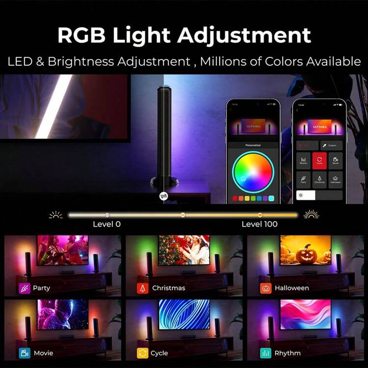 Ultimea 7.1-Channel Soundbar Subwoofer Speaker Kit, Detachable, Dynamic ...