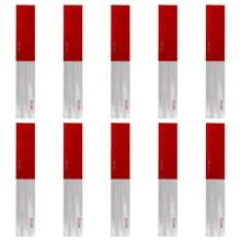 DOT-C2 Reflective Tape, 2" X 12" X 20 Pack, Conspicuity Red White ...