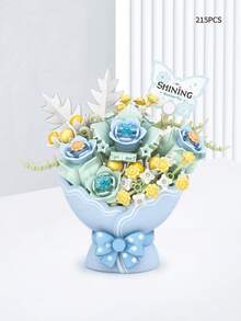 LOZ Kleinteilige Baustein Rosenstrauß Set, süßes Sonnenblumen Baustein ...