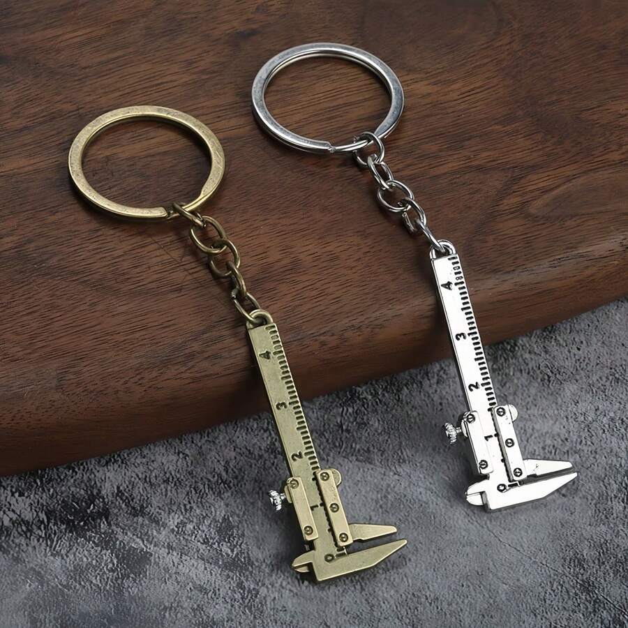5 Packs Mini Caliper Keychain - 0-40mm Pocket Measuring Tool | Vintage ...