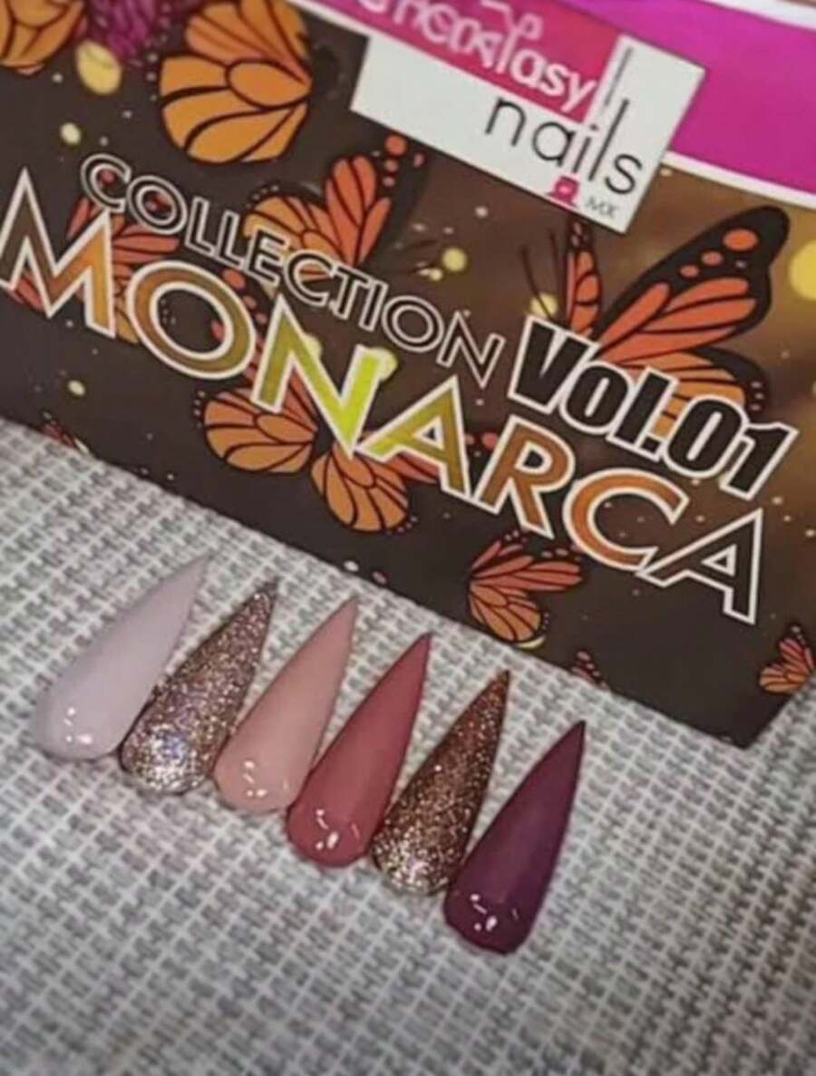 VOL 01 MONARCA Gama de Gel Semipermanente Fantasy Nails, Gama Geles Uso ...