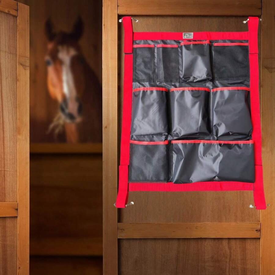 Equestrian Gear Storage Bag - Hanging Horse Stall Bag, Horse Supplies ...