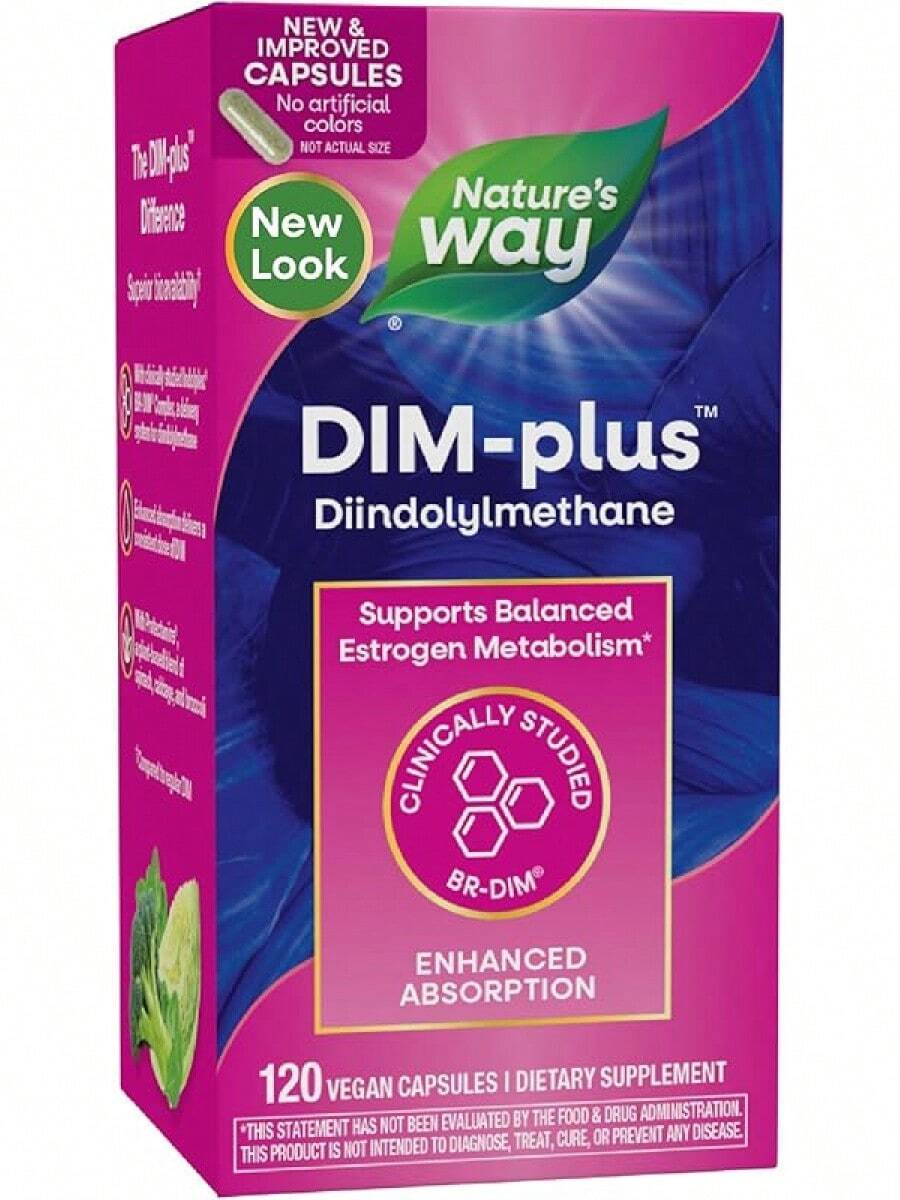 DIM-Plus, DIM Supplement, Supports Estrogen Metabolism*, Supports ...