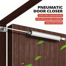 1pc Automatic Door Closer, Quiet Hydraulic Pneumatic Door Closer, 20KG ...