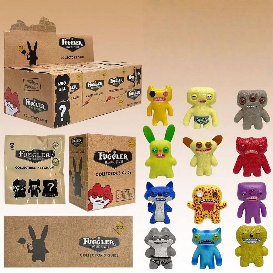 Fuggler Teeth Monster Hot Selling Blind Box Figurine, Funny Ugly ...