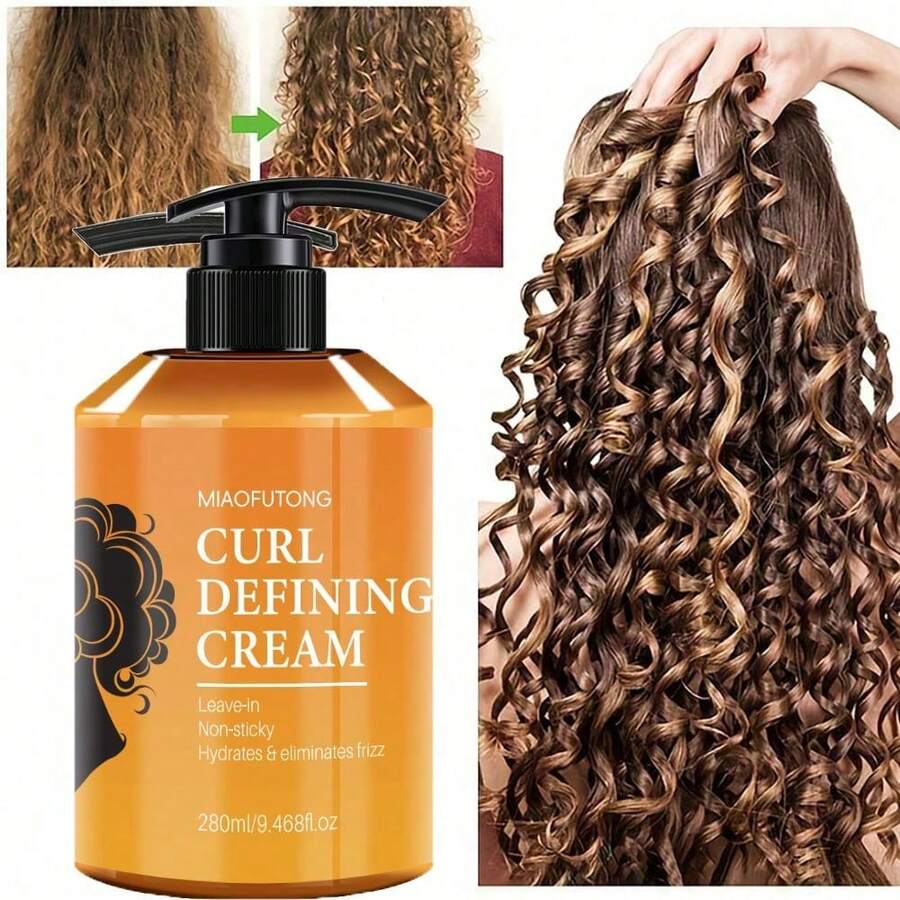 Curl Defining Cream, Curly Hair Defining Styling Lotion ...
