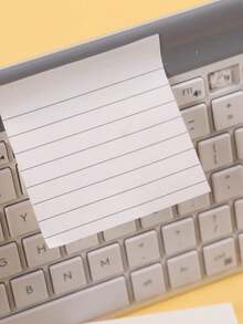 1pc Minimalist Reusable Sticky Notes For Office, Study, Memo, Lined ...