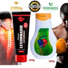 Bonífica Physiotherapeutic Exterminator Massage Gel Kit 200g + Dokmos ...