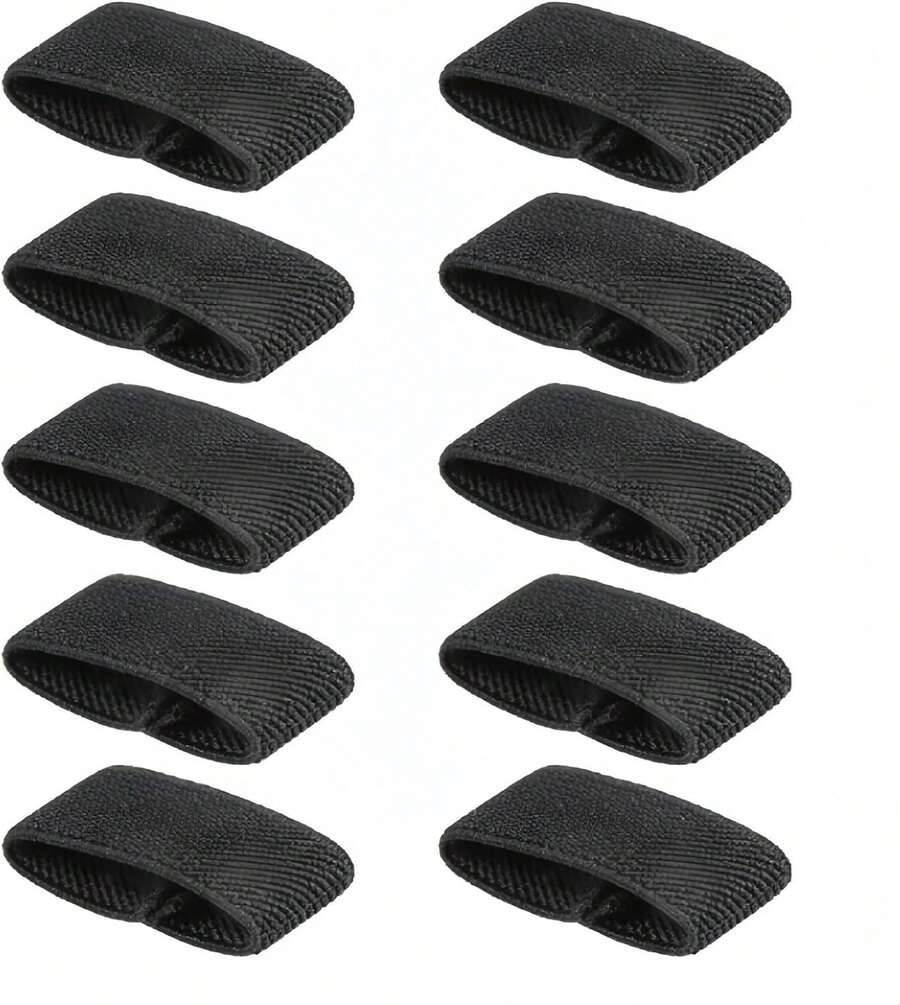 10 Pieces Elastic Belt Holders, Webbing Loop Accessories,Strap Trousers ...