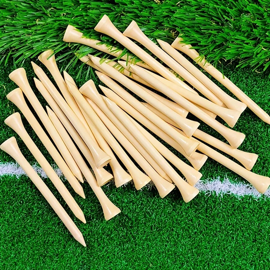 10pcs High Quality Wooden Golf Ball Tees - Multiple Sizes 42mm/54mm ...
