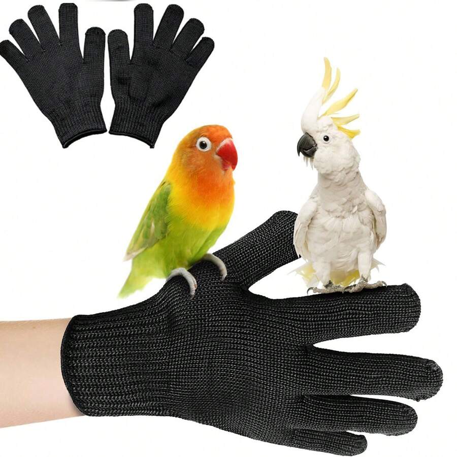 1 Pair Bird Training Anti-Bite Gloves, Small Animal Handling Gloves ...