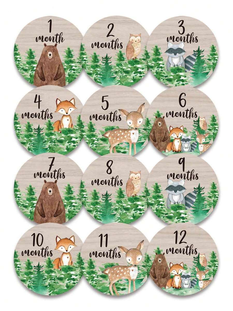 Baby Milestone Stickers, Growth Journey Record Stickers, Photography ...