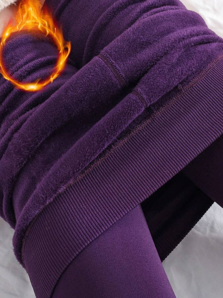 Winter Thicken Thermal Pantyhose Women Fleece Lined Tights Ladies ...