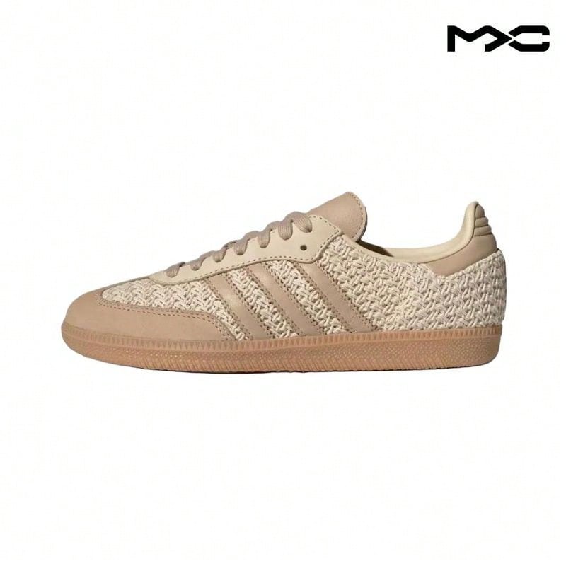 Samba OG 'Knit Pack - Sand Strata' Cream Magic-Beige Gum Sneakers Women ...