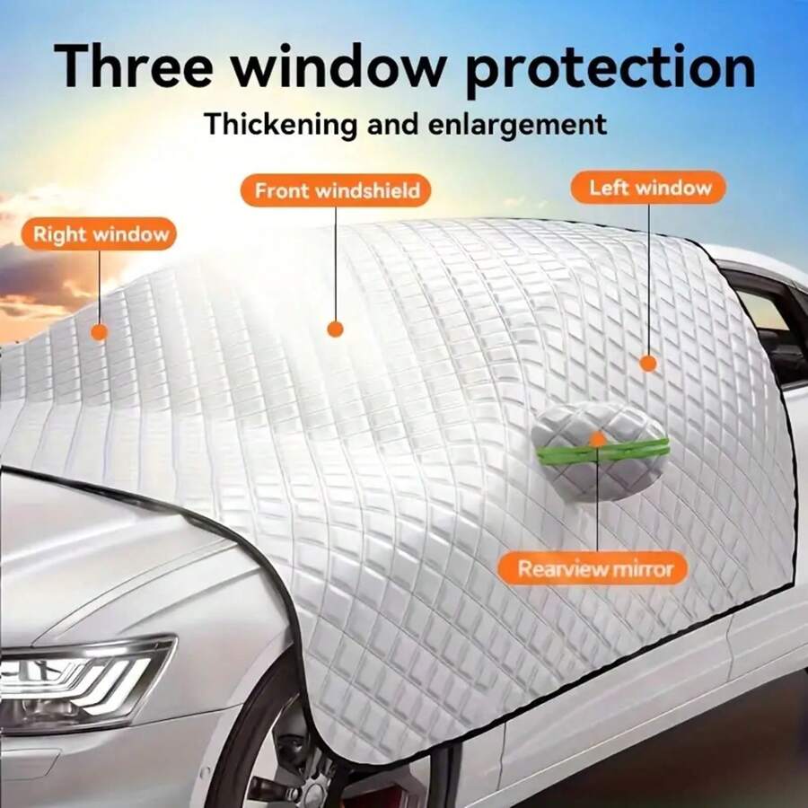 [Windshield Snow Protector] Windproof Car Windshield Snow Cover - UV ...