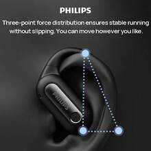PHILIPS TAT4759 Kabellose Bluetooth-Kopfhörer, Over-Ear, Knochenleitung ...