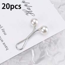 6/12/20pcs Women Faux Pearl Metal Hijab Pins For Dress for Sale ...