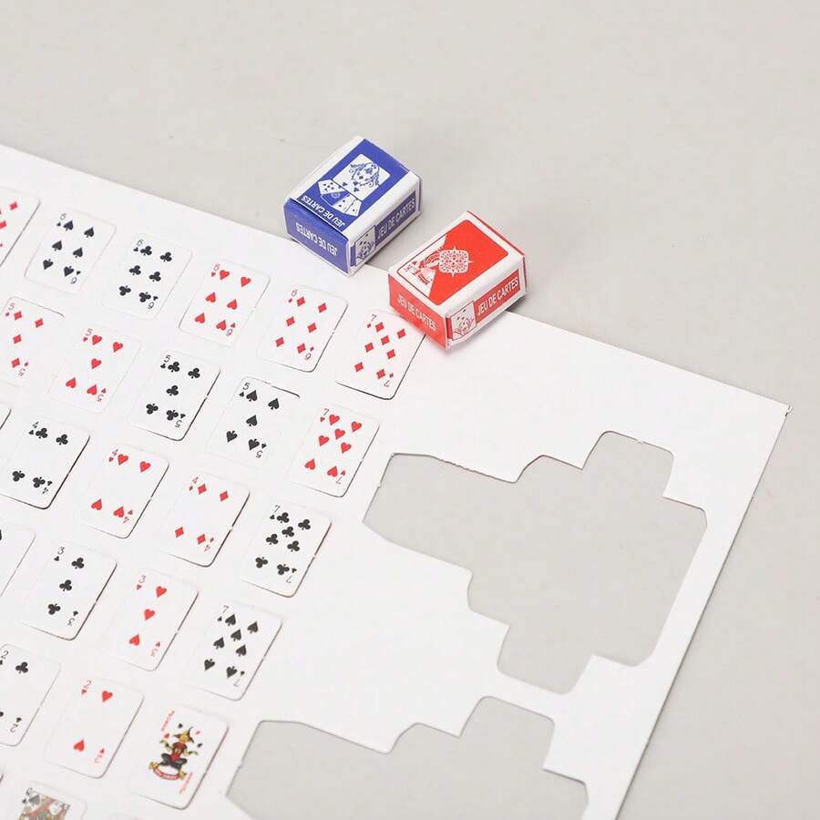 Fun Mini Playing Cards Finger Mini Travel Playing Cards Super Small ...
