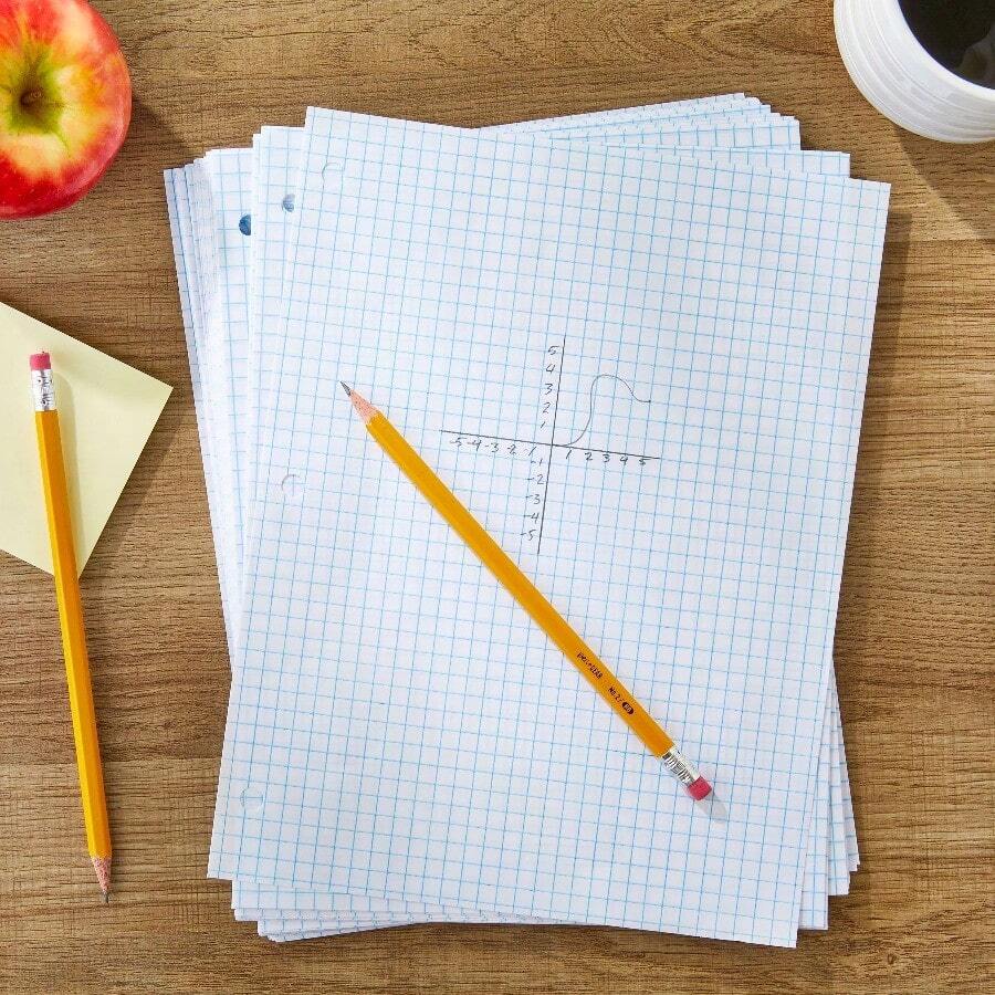 New Upgraded Fast Delivery Quad Filler Paper, Graph Ruled 4x4, 80 ...