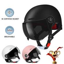Motorcycle Helmet Motor Car Scooter Bike Men Woman Open Face Half ...
