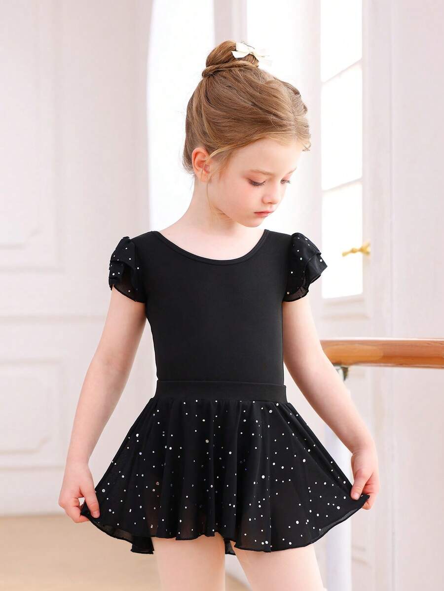 Mdnmd Ballet Leotards For Girls With Removable Skirt Dance Dress ...
