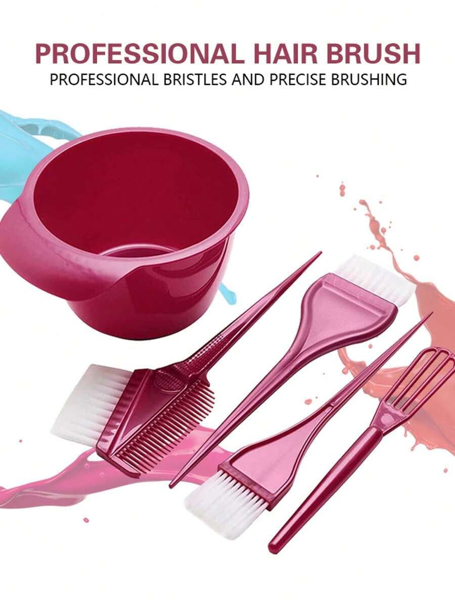Professional Salon Hair Color Set Hairdresser Tint Coloring Mixing Bowl ...
