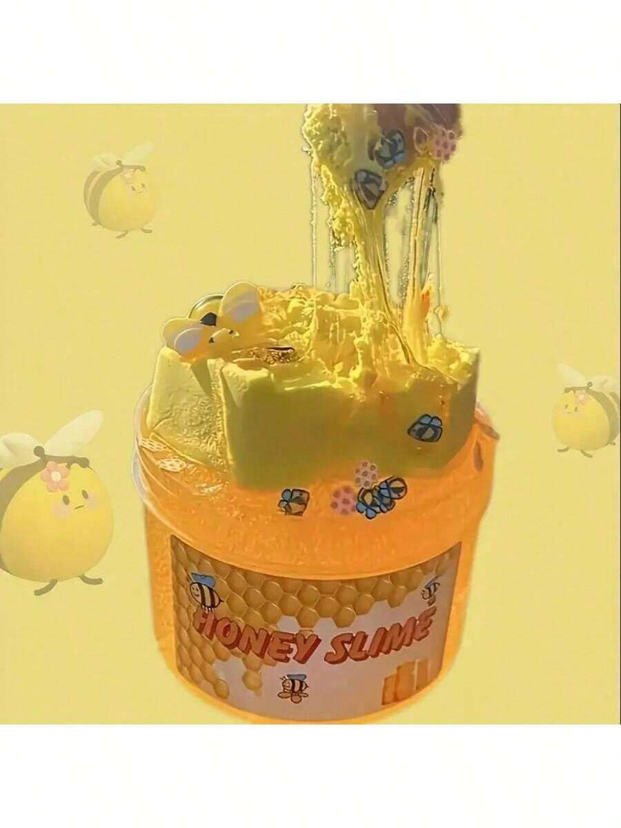 DIY Clay Honey Themed Slime(7oz) - Jelly Textured Slime - Handmade ...