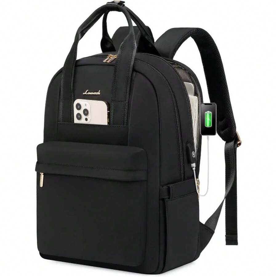 LOVEVOOK Laptop Backpack Purse Women, 15.6 Inch Travel Laptop Bag With ...