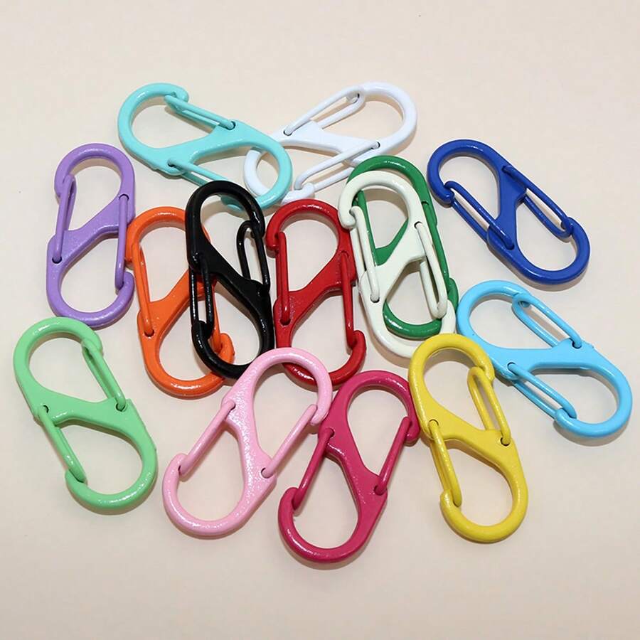 6pcs 32x14mm Colorful S Shape Spring Clasps End Clasp Hooks Chain ...