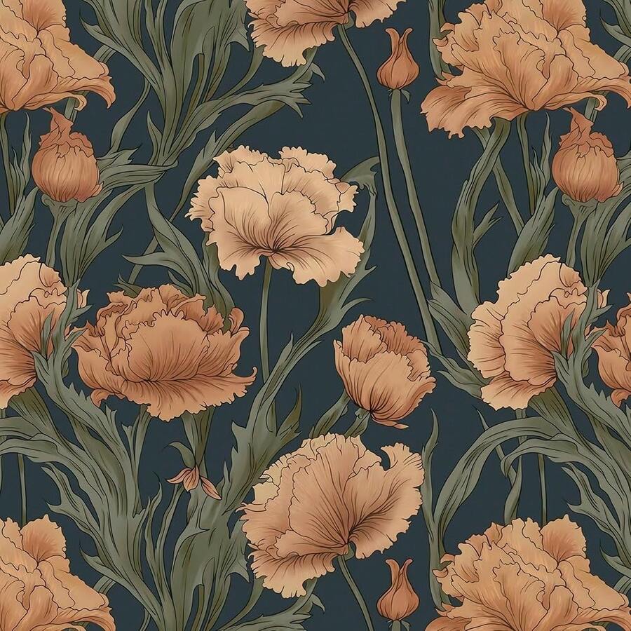 Peel And Stick Wallpaper Toile Wall Paper Vintage Self Adhesive Contact ...