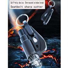 1pc Car Spring Window Breaker Multi Functional Mini Safety Hammer ...