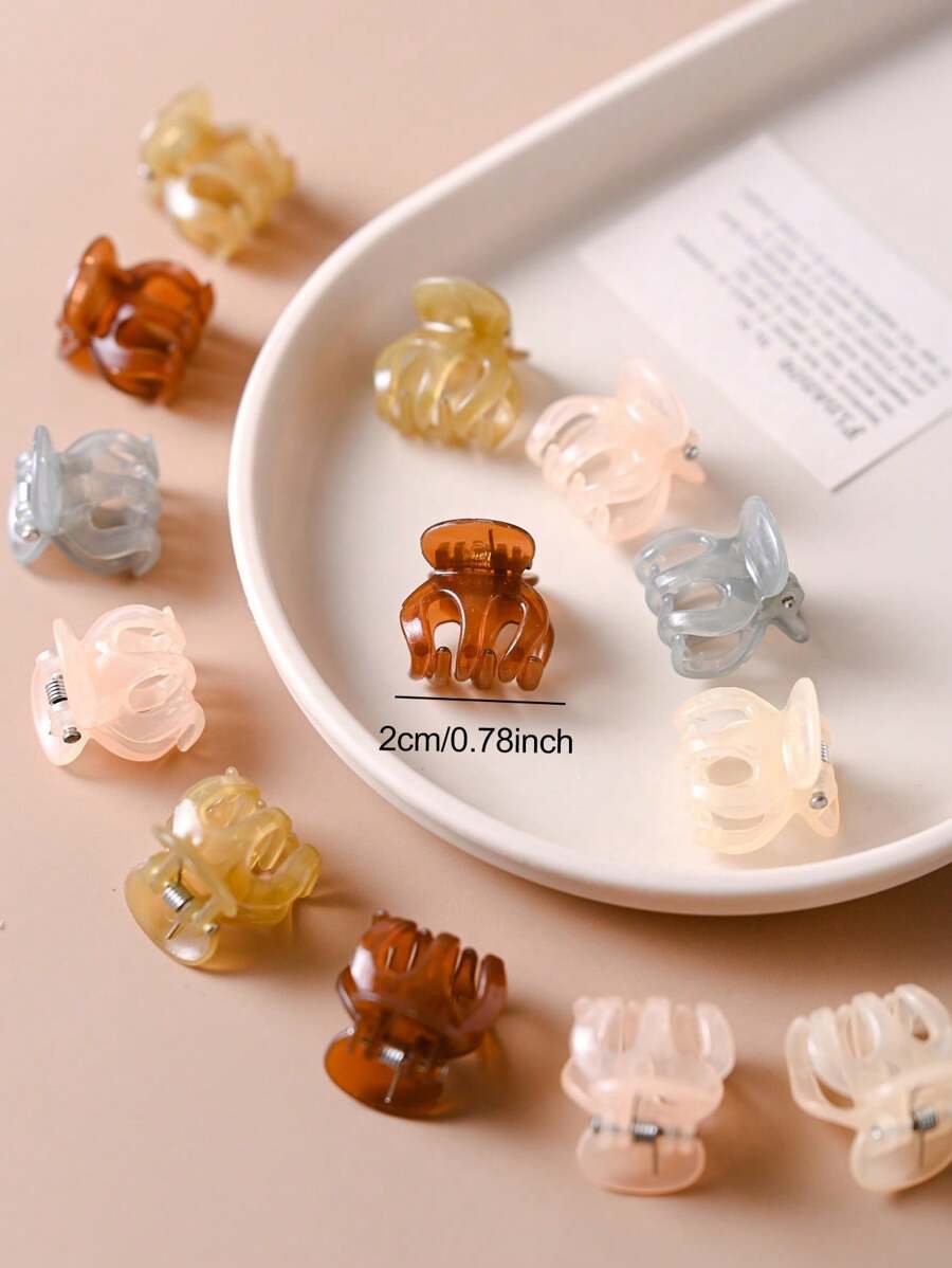 16pcs Random Small Pumpkin Claw Clips, Watermelon Hair Clips, Hair Claw ...