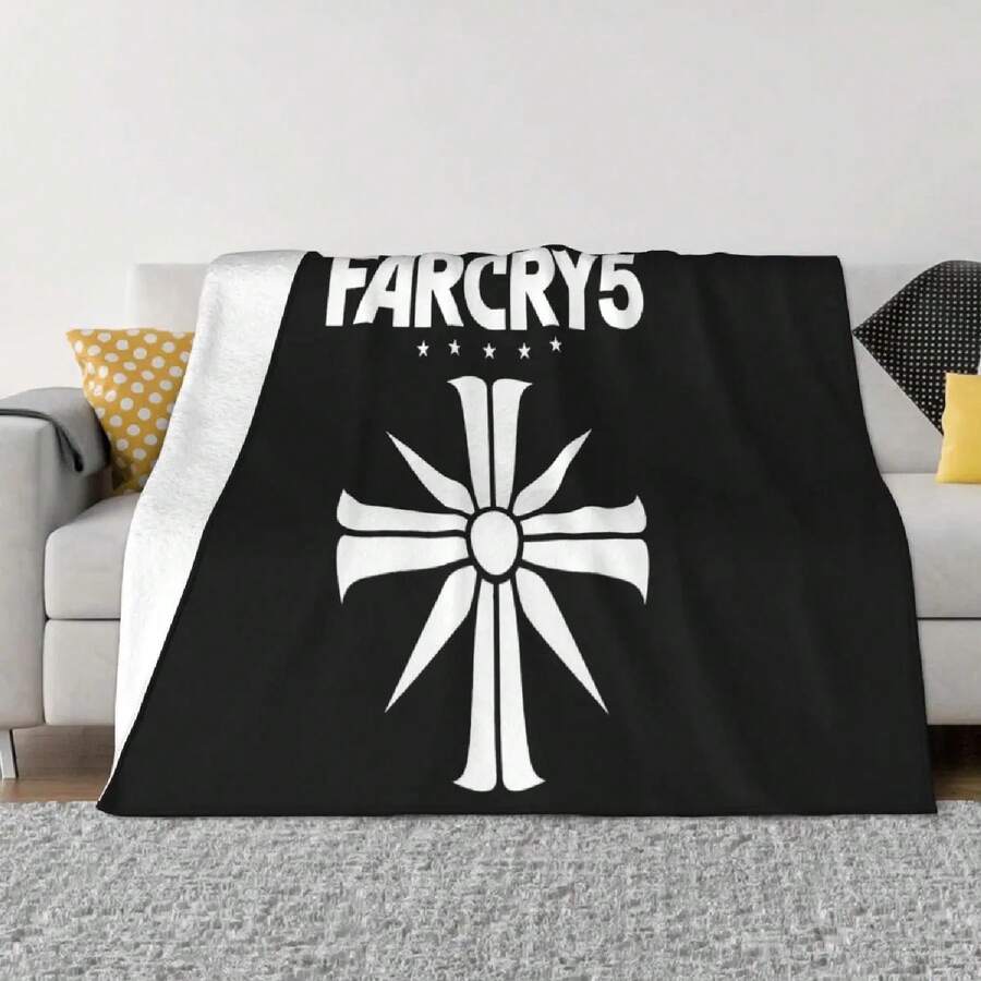 Far Cry 5 Ubisoft Video Game Logo Adult Male Printing Winter Hipster ...
