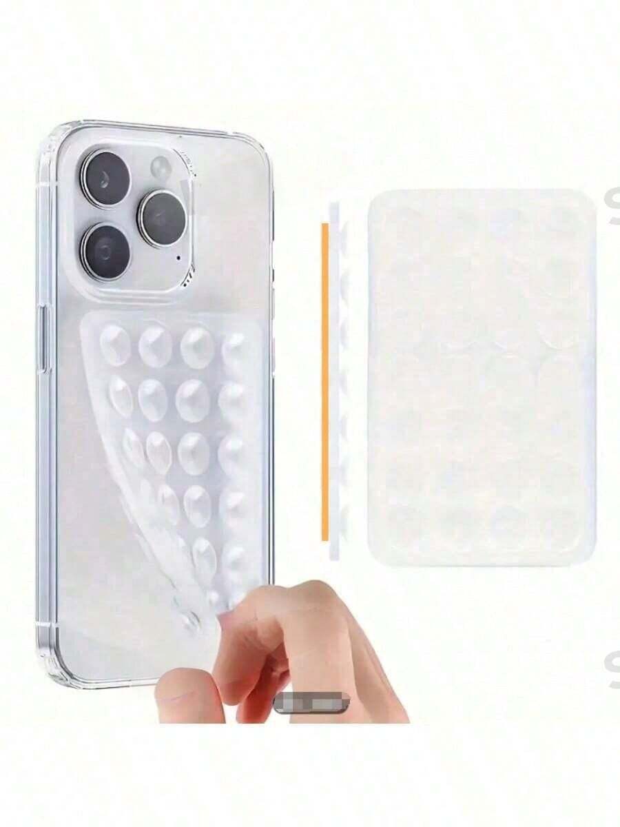 1PC Silicone Transparent Suction Phone Case Mount,Phone Suction Grip ...