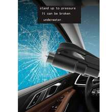 1pc Car Spring Window Breaker Multi Functional Mini Safety Hammer ...