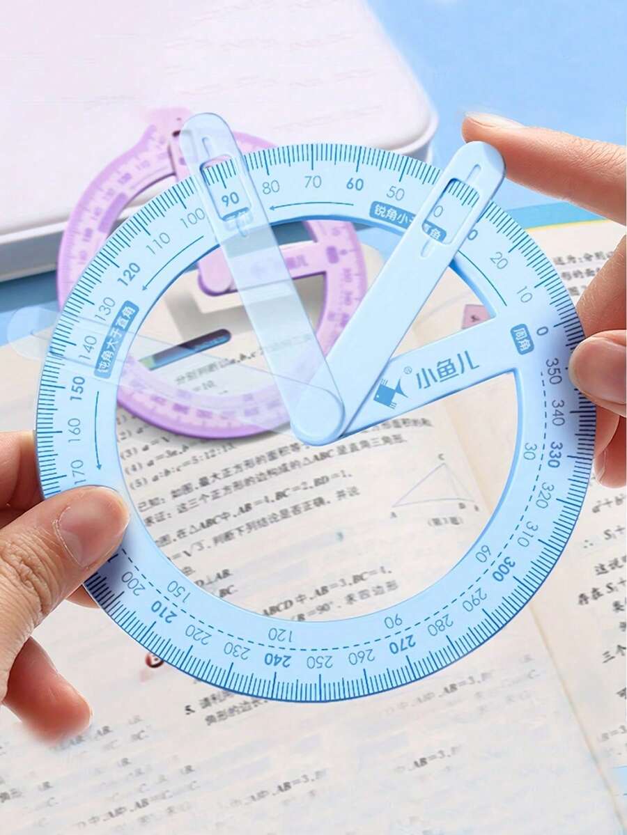 360 Degree Movable Angle Measuring Gauge - Multi-Function Math ...