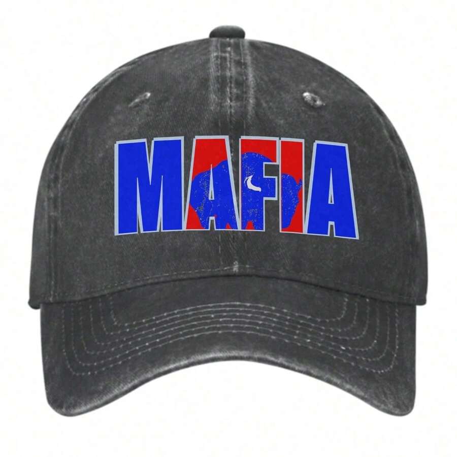 Baseball Cap Bills Mafia Vintage Unisex Vintage Washed Cap Retro Dad ...