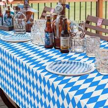 1Pc/ 3 Pcs Oktoberfest Tablecloths Plastic Tablecover - 54" X 108 ...