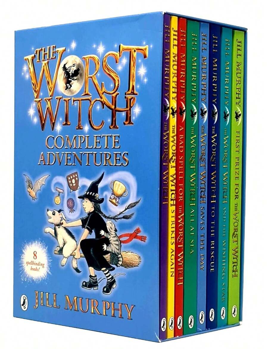 The Worst Witch Complete Adventure 8 Books Collection Set By Jill ...