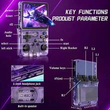 R36S Portable Retro Handheld Game Console, 3.5" IPS HD Screen, Linux ...