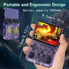 R36S Portable Retro Handheld Game Console, 3.5" IPS HD Screen, Linux ...