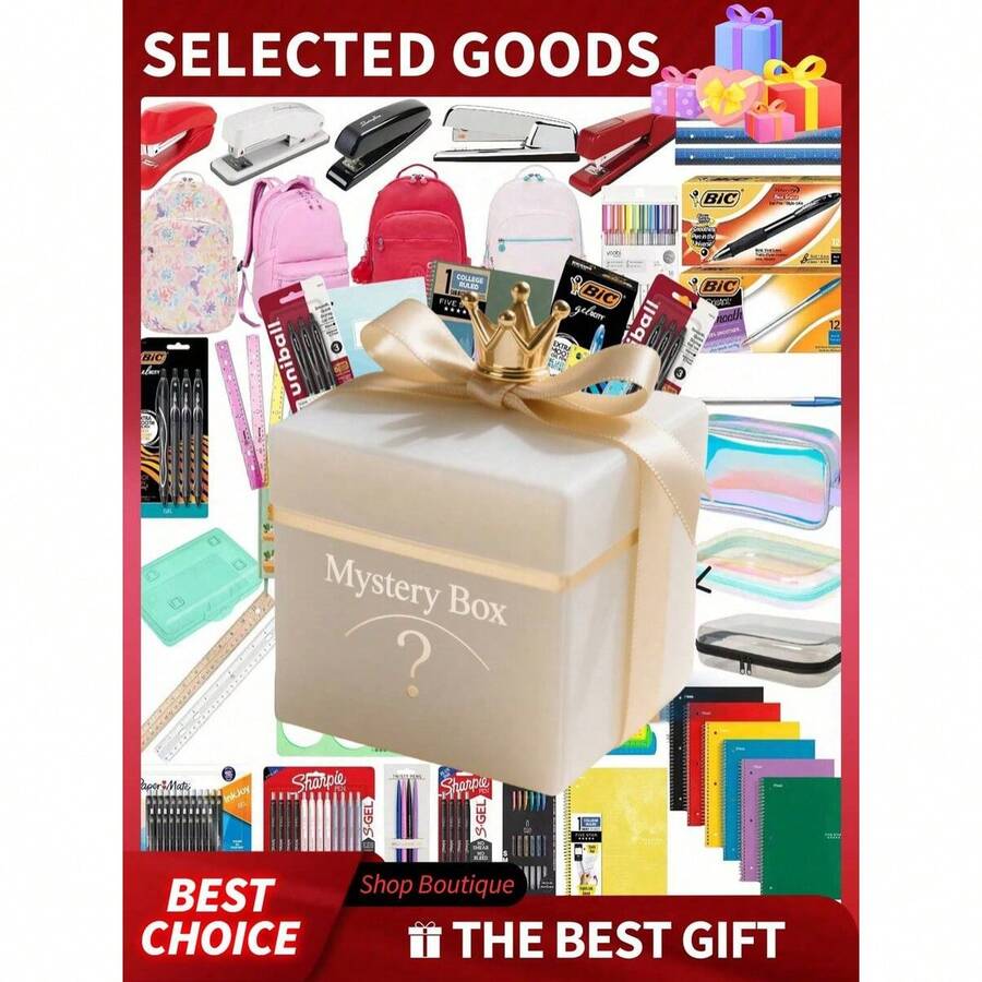 Stationery Mystery Box Surprise! One Random Item From Notebooks, Pens ...