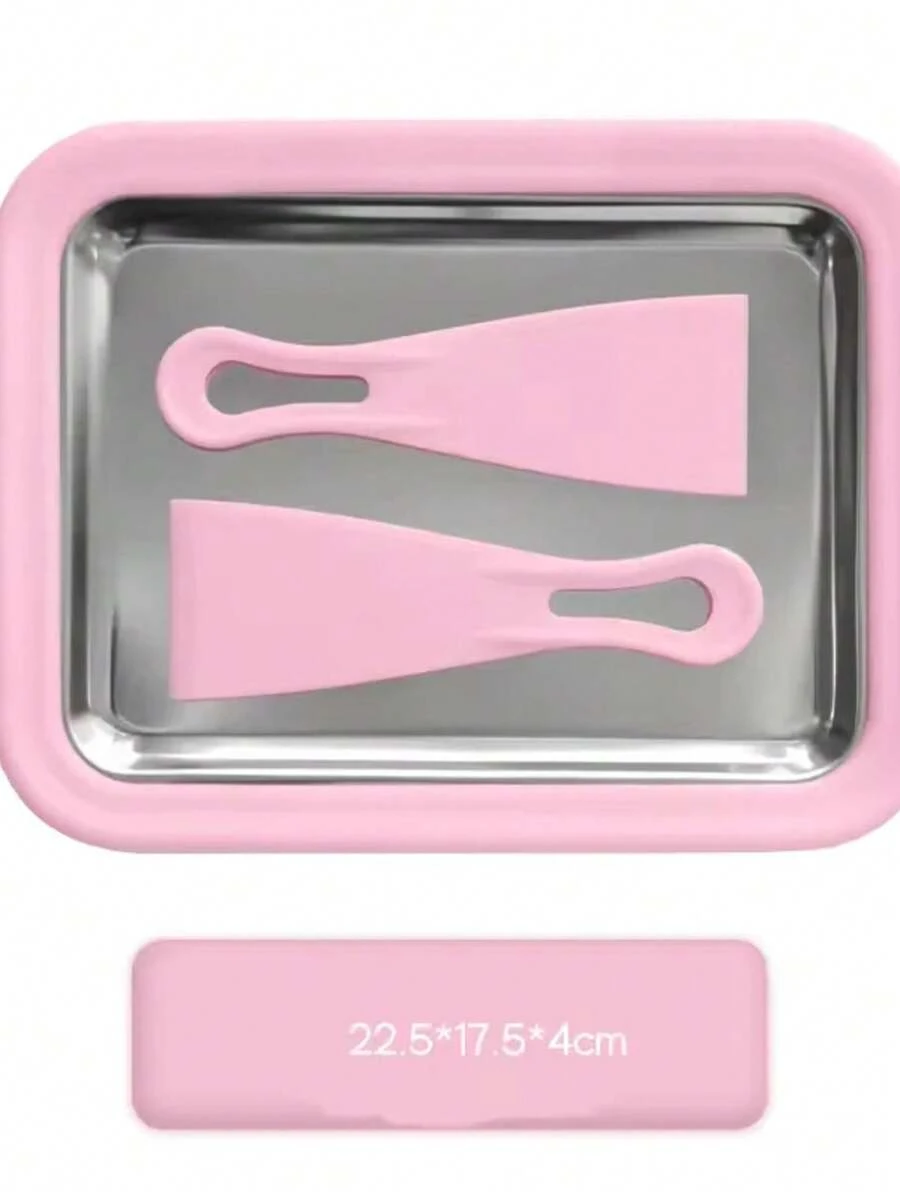 Ice Cream Maker Pan With 2 Scrapers Ice Cream Maker Plate ...