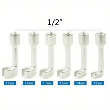 1/2 Inch Diesel Injector Nozzle Socket Wrench Set, 6pcs Diesel Fuel ...