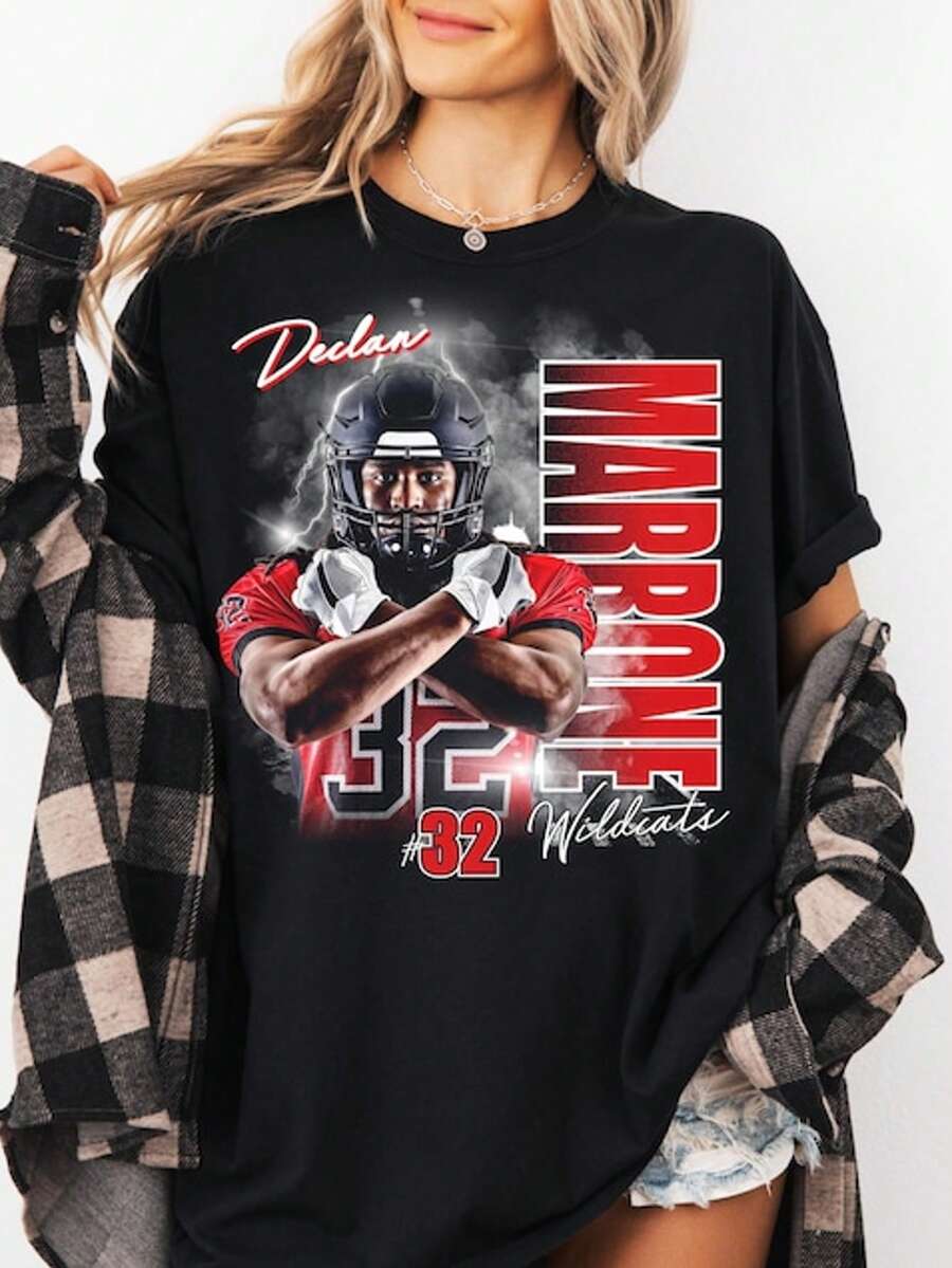 Football Shirt, Football Player Shirt, Custom Football Shirt, Senior ...