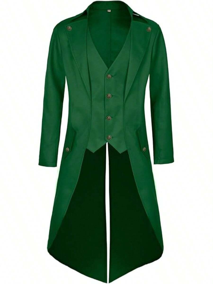 2025 Best Mens Coat Steampunk Tailcoat Renaissance Halloween Hatter ...